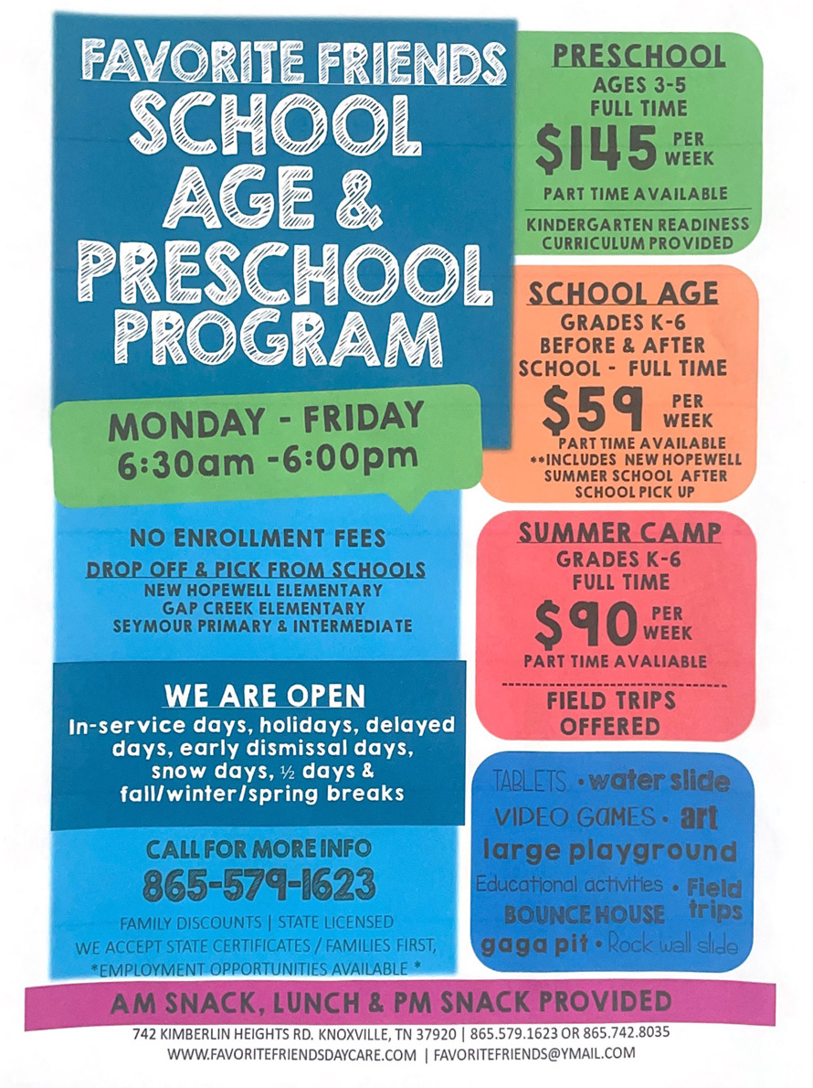 - Favorite Friends Daycare